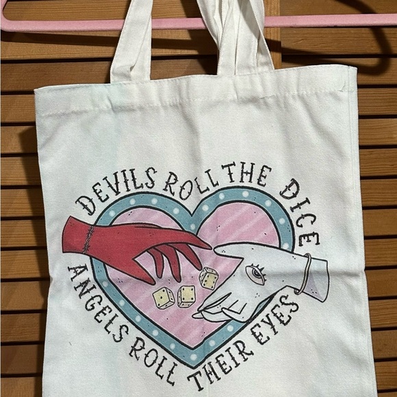 Taylor Swift | Bags | Taylor Swift New Canvas Bag Devils Roll The Dice ...